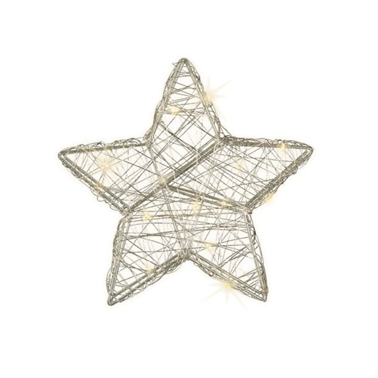 The Seasonal Aisle Micro LED Wire Star | Wayfair.co.uk